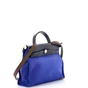 Hermès Herbag Zip Leather And Toile 31