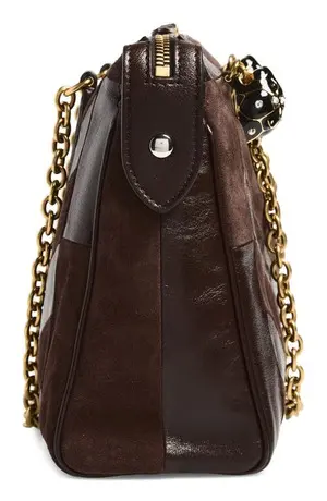 Valentino Garavani Medium Panthea Leather & Suede Shoulder Bag