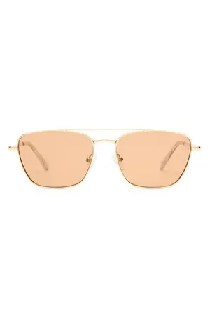 Le Specs Diametric Ii Gradient Navigator Sunglasses - Bright Gold
