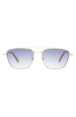 Le Specs Diametric Ii Gradient Navigator Sunglasses - Gold