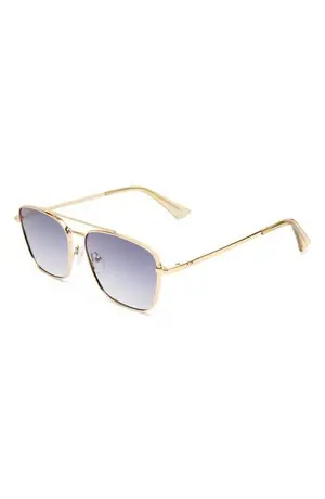 Le Specs Diametric Ii Gradient Navigator Sunglasses - Gold