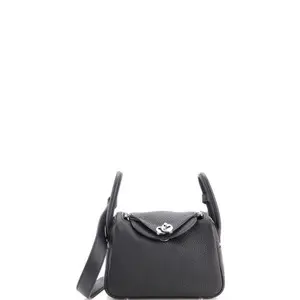Hermès Lindy Bag Clemence Mini - Black