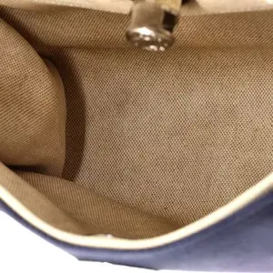 Hermès Herbag Toile And Leather Pm - Blue
