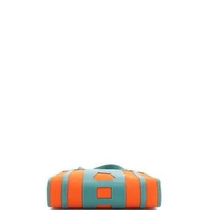 Hermès Petit H Bell Tote Toile And Leather Pm