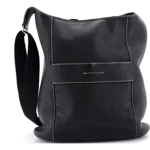 Hermès Sac Good News Bag Leather Gm - Black
