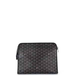 Goyard Jouvence Toiletry Pouch Coated Canvas Gm - Black
