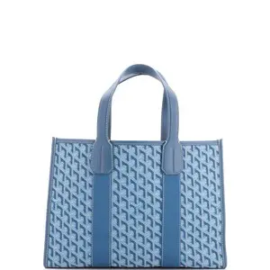 Goyard Villette Tote Coated Canvas Pm - Blue