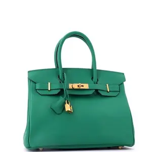 Hermès Birkin Handbag Epsom With Gold Hardware 30
