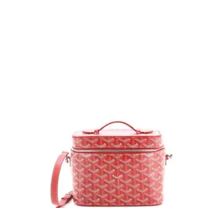Goyard Muse Vanity Case Coated Canvas Mini - Red