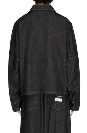 Y3 Zip Front Denim Jacket