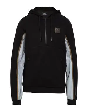 EA7 Sweatshirt Size Cotton, Polyester - Black