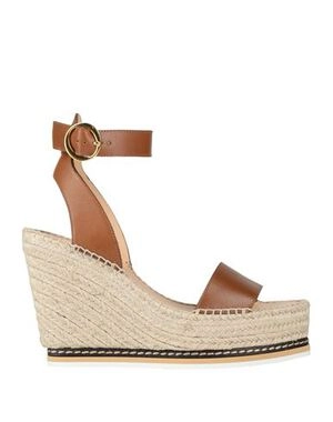 ODISSI Espadrilles Tan Size Calfskin - Brown