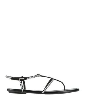 LORIBLU Sandals Size Leather - Black