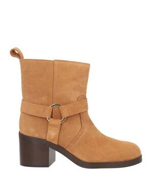 ODISSI Ankle Boots Camel Size Calfskin - Beige