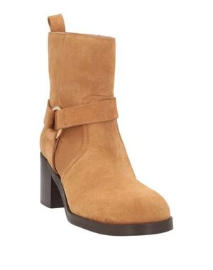 ODISSI Ankle Boots Camel Size Calfskin