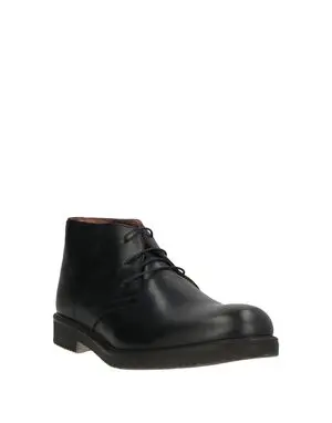 CALPIERRE Leather Ankle Boots - Midnight Blue