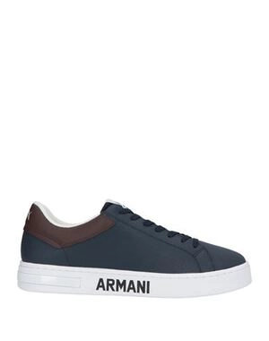 Armani Exchange Sneakers Size Cow Leather - Blue