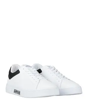 Armani Exchange Sneakers Size Cow Leather - White