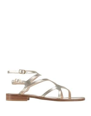 BALDININI Thong Sandal Platinum Size Leather - Grey
