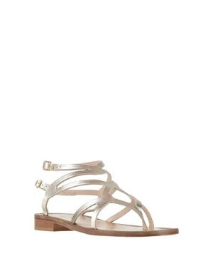 BALDININI Thong Sandal Platinum Size Leather