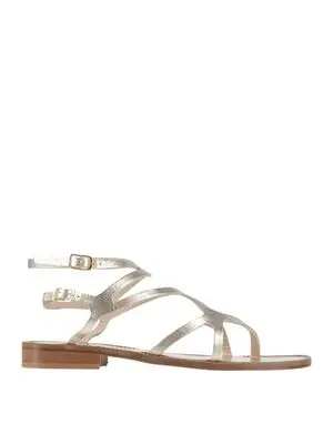 BALDININI Thong Sandal Platinum Size Leather