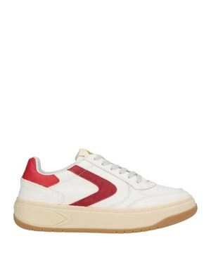 VALSPORT Sneakers Size Leather, Textile Fibers - White