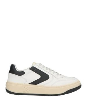 VALSPORT Sneakers Size Leather, Textile Fibers - White
