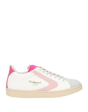 VALSPORT Sneakers Size Leather, Textile Fibers - Off White