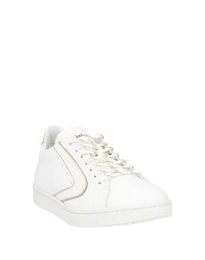 VALSPORT Leather Sneakers With Metallic Trim