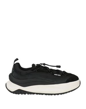 Moon Boot Sneakers Size Leather, Textile Fibers - Black