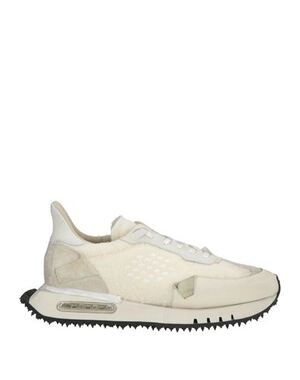 BEPOSITIVE Sneakers Size Leather, Textile Fibers - White