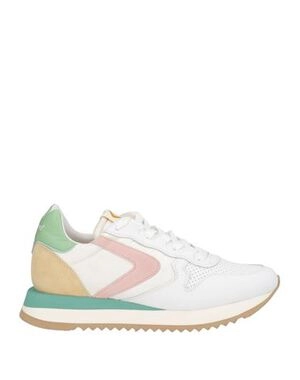 VALSPORT Sneakers Size Leather, Textile Fibers - Off White