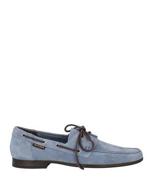 MOORER Loafers Size Leather - Light Blue