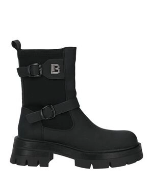 LAURA BIAGIOTTI Ankle Boots Size Synthetic Material, Synthetic Fibers - Black