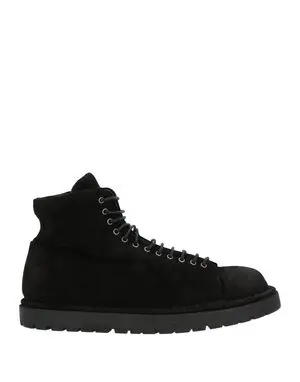 Marsèll Suede Lace-up Ankle Boots - Black