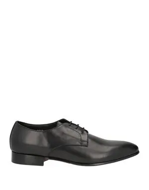 DOUCAL'S Lace-up Shoes Dark Size Leather - Black