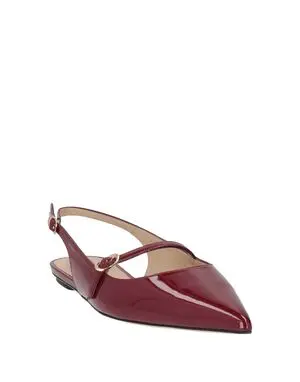 STUART WEITZMAN Ballet Flats Burgundy Size Leather
