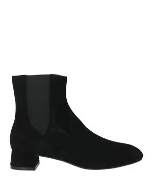 STUART WEITZMAN Suede Chelsea Boots With Block Heel