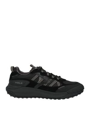 VOILE BLANCHE Sneakers Size Leather, Textile Fibers - Black