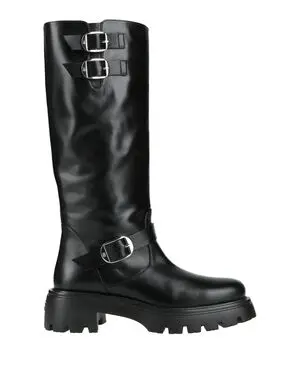 STUART WEITZMAN Leather Buckled Knee-high Boots