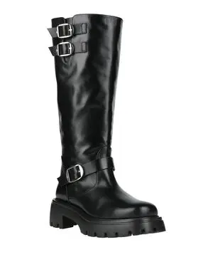 STUART WEITZMAN Leather Buckled Knee-high Boots