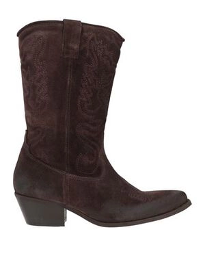 FABRIZIO CHINI Boot Dark Size Leather - Brown