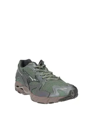Mizuno Wave Rider Textile Fiber And Synthetic Material Sneakers - Green