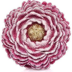 Judith Leiber Crystal Peony Clutch