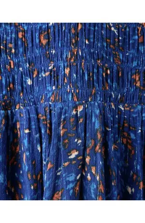 Mango Printed Smocked Dress