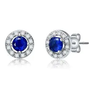 Genevive Sapphire Earrings