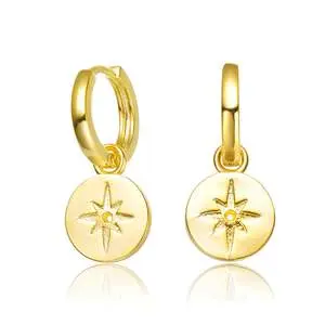 Genevive Huggie Earrings