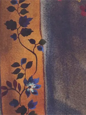 Faliero Sarti Kaki Carpet Print Stole