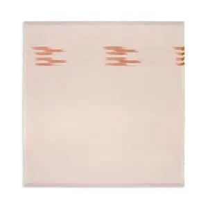 KUTNIA Peshtemal Ikat Cotton Fringe Napkins, Set Of 4 - Pink/orange