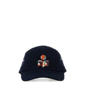 Isabel Marant Étoile Logo Embroidered Baseball Cap - Black
